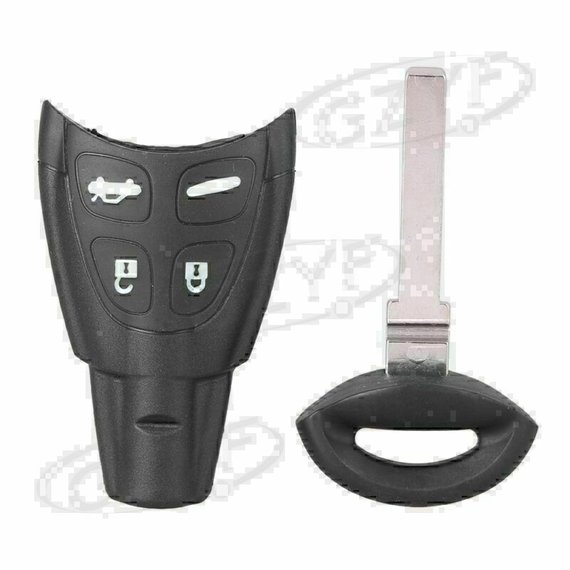 For 2003-2007 SAAB SOFT BUTTON REMOTE FOB Remote Key Fob SHELL/CASE ...