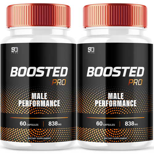 (2 Pack) Boosted Pro Male Performance Capsules, Boosted Pro Men (120 ...