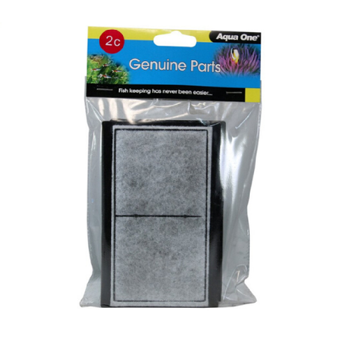 Aqua One 25002C Aquarium Fish Tank Carbon Cartridge 2C 2pk AquaStyle ...