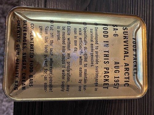 NOS 1957 SA-6 Military Food Packet Unopened | eBay