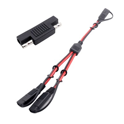 14AWG SAE Y Splitter 1 to 2 SAE Connector Quick Car Solar Automotive ...