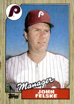 1987 Topps #443 John Felske | eBay