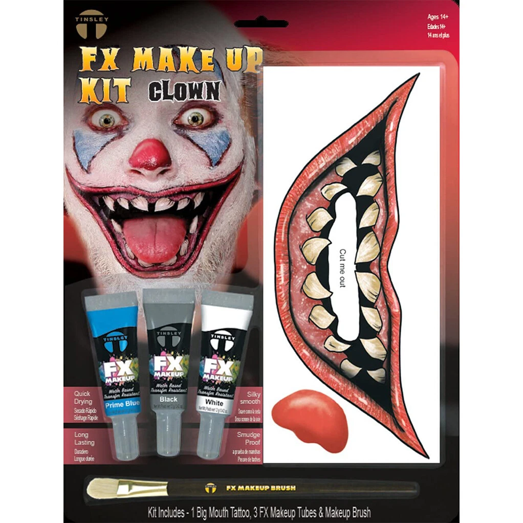 Crazy Clown Fx Makeup Kit | Saubhaya Makeup