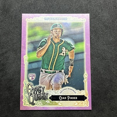 2017 Topps Gypsy Queen Purple /250 Chad Pinder #134 Rookie RC | eBay