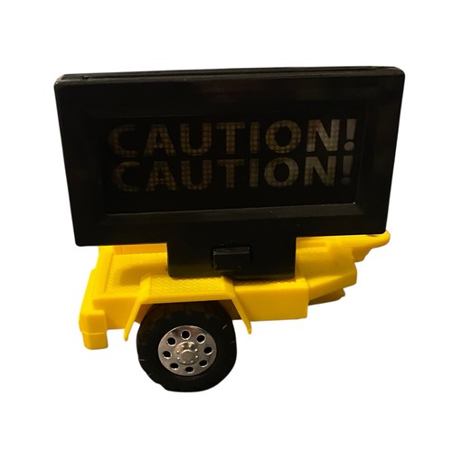 Tonka Light Up Flashing Construction Caution Ahead Sign toy AS IS | eBay