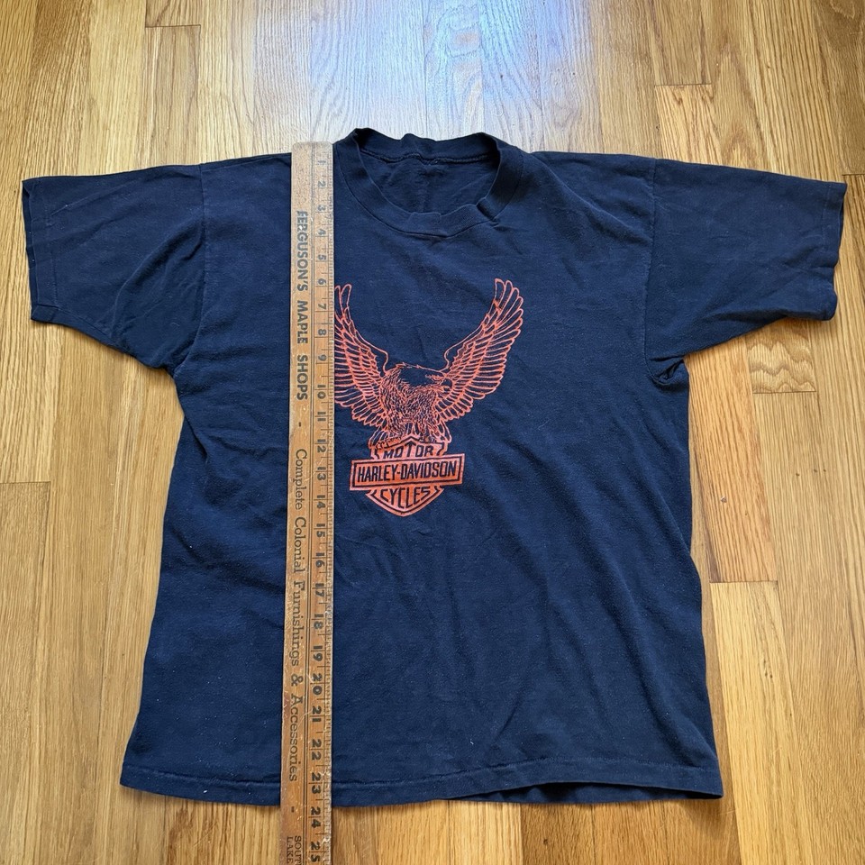 1980s Harley Davidson Vintage T Shirt Jacksonville FL Eagle Size M ...