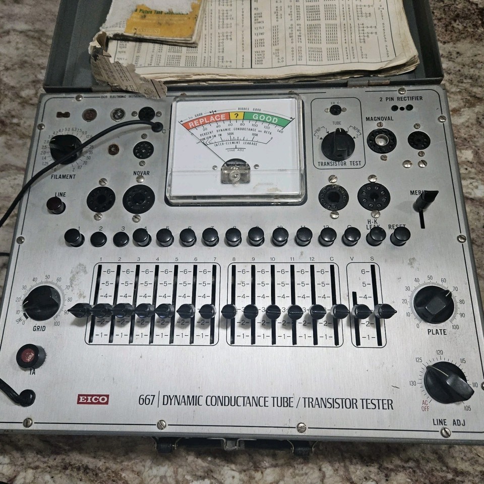 EICO 667 Dynamic Conductance Tube Tester | eBay