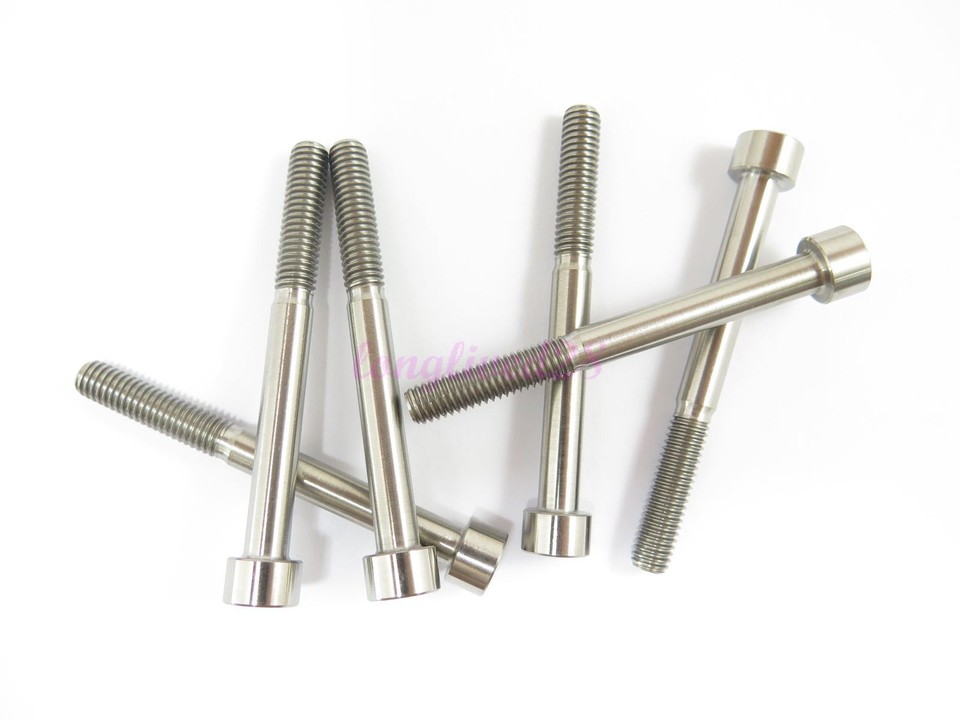 10pcs M6 x 60mm Titanium Ti Bolt Socket Allen Hex Cap Head - Allen Key ...