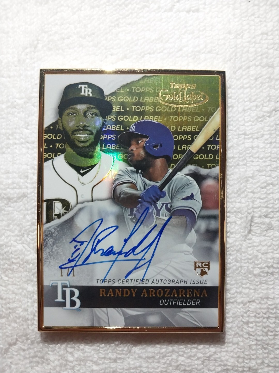 2020 Topps Gold Label - Gold Label Framed Autographs Randy Arozarena # ...