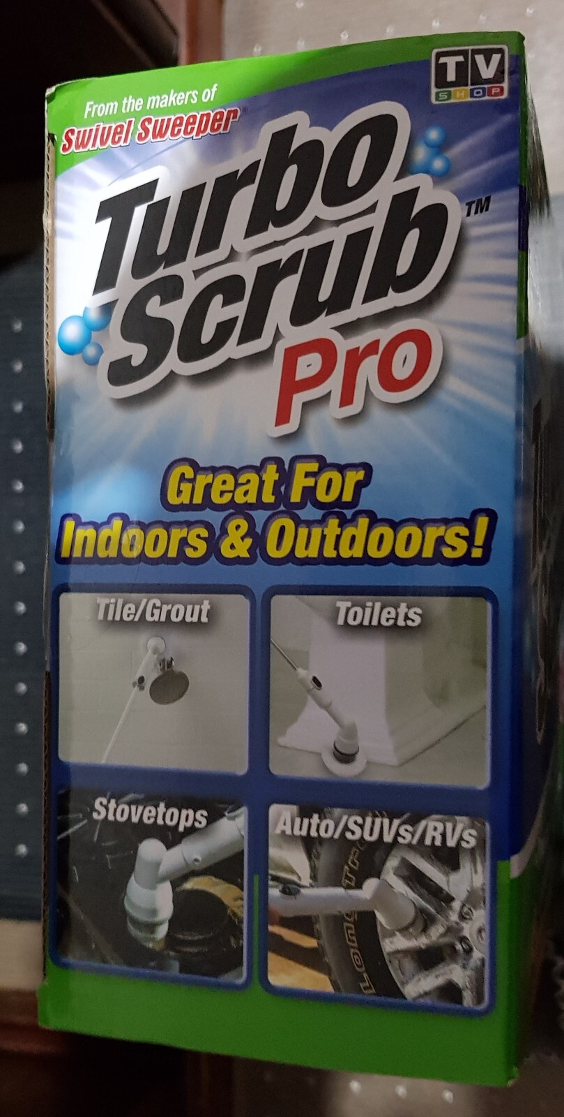 TURBO SCRUB PRO BRAND NEW THE BOX HAS NEVER BEEN OPENED MINT ...