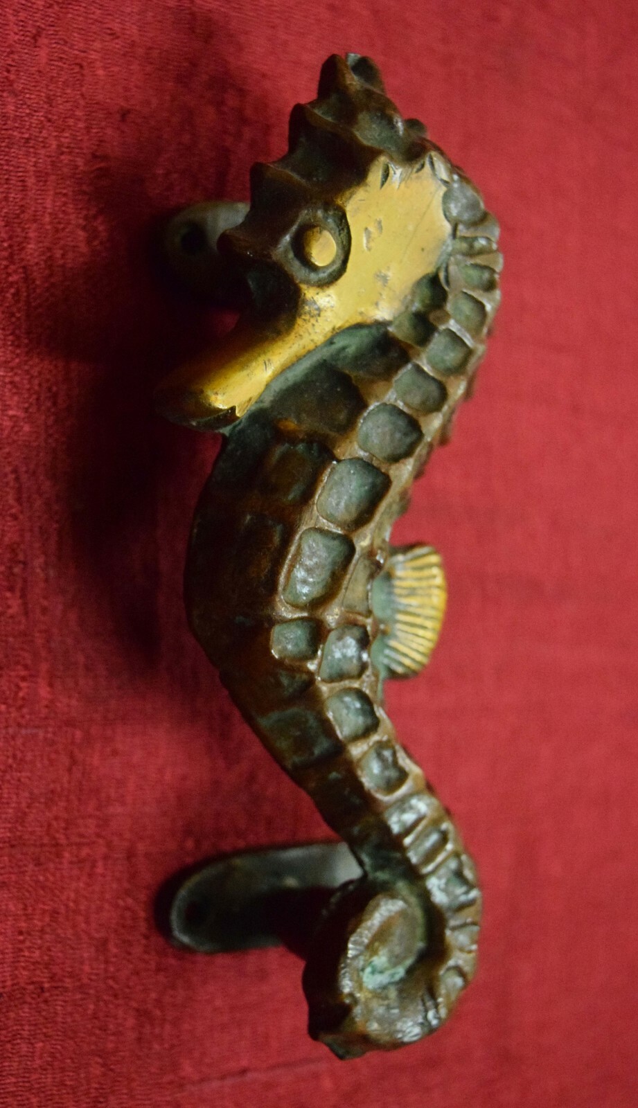 Nautical Theme Decorative Door Handle Pair Sea Horse Gate Furnish ...