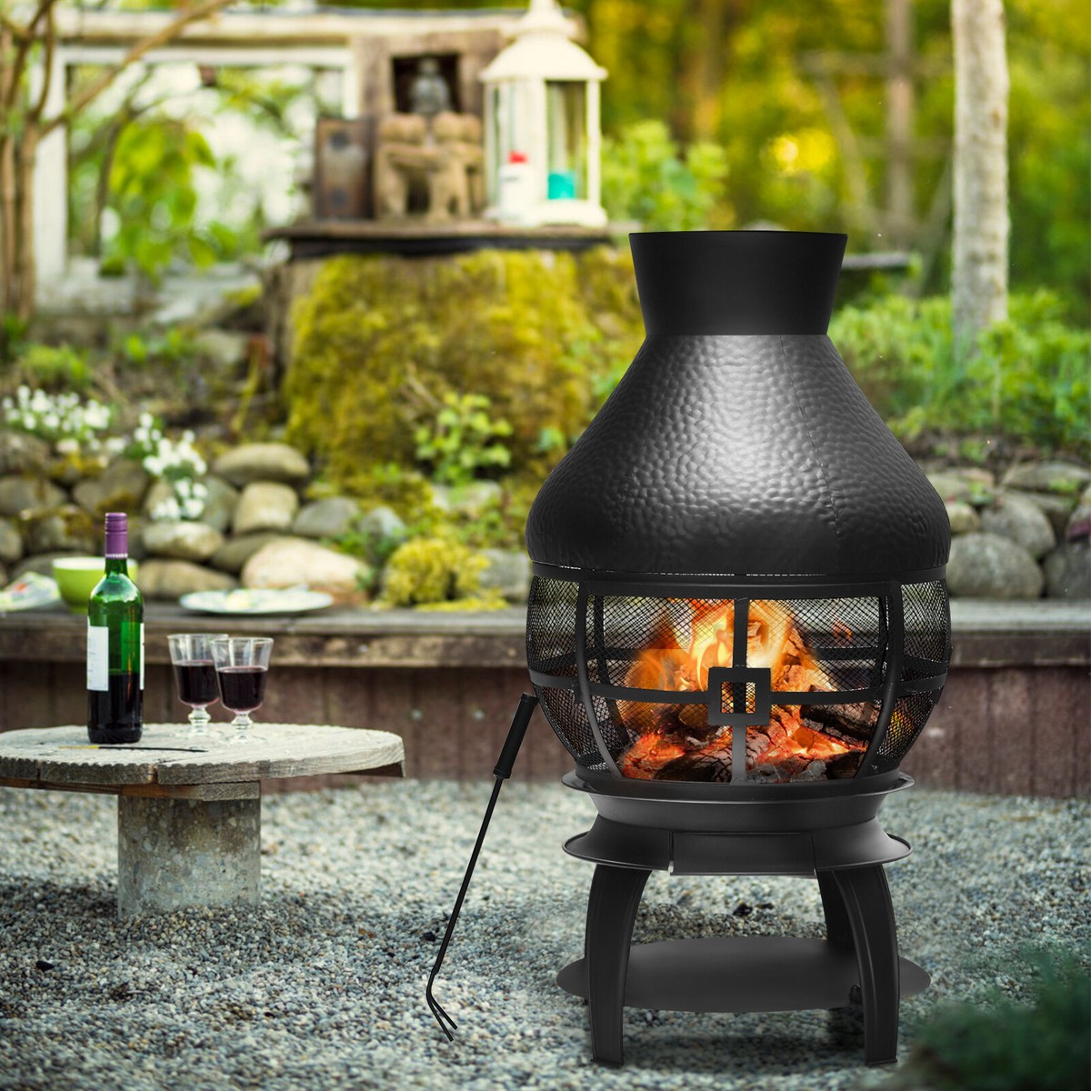 Chimenea Exterior Ideal Chiminea | Shop Chimenea Outdoor Fireplaces