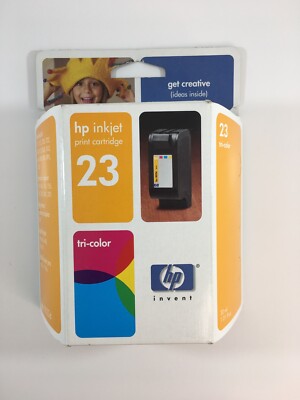 HP Genuine 23 Tri-Color InkJet Print Cartridge NEW SEALED Expire NOV ...