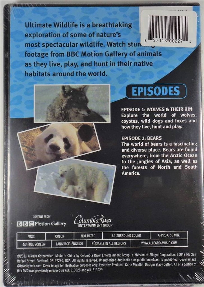 ULTIMATE WILDLIFE THE MIGHTY HUNTERS BEARS AND WOLVES IN THE WILD ...