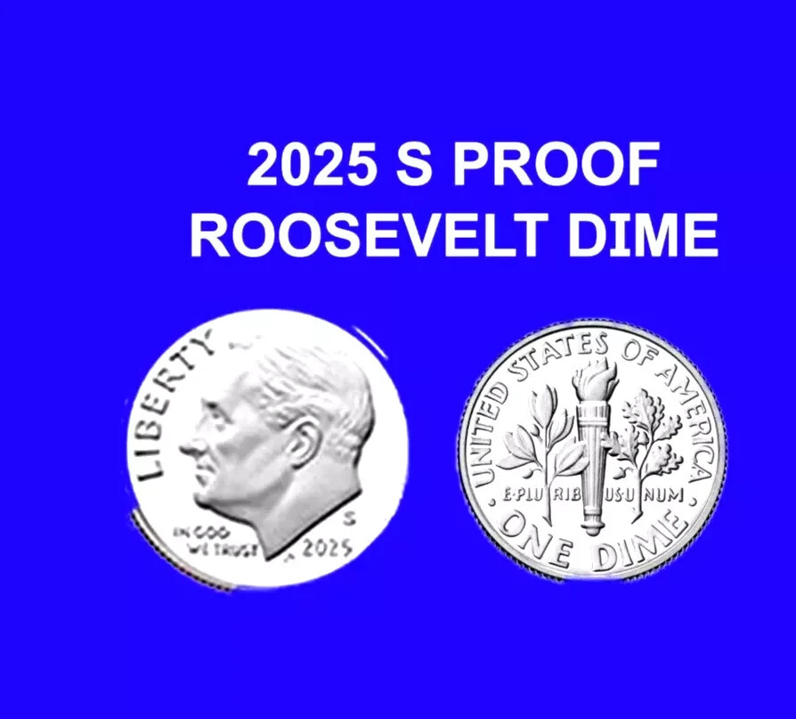 1968-2025 S Proof Clad Roosevelt Dime 58 Coin Set | eBay