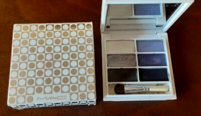 MAC 6 Snowball Eye Shadows "Cool" Shades Palette Testr In Box | eBay