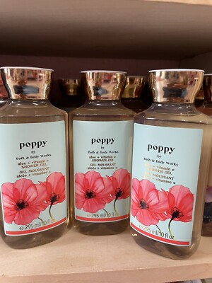 Bath & Body Works Poppy Shower Gel 10 fl oz Set Of 3 | eBay