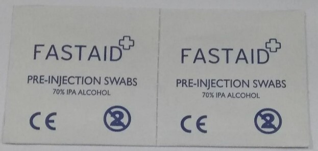 70% Isopropanol Fast Aid Alcohol Wipes Pre-Injection Swabs | eBay