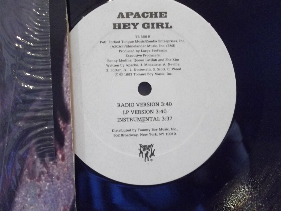 APACHE DO FA SELF/HEY GIRL 12" ON TOMMY BOY RECORDS | eBay
