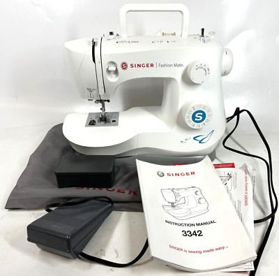SINGER Model 3342 Fashion Mate Domestic Home Sewing Machine WORKS w ...