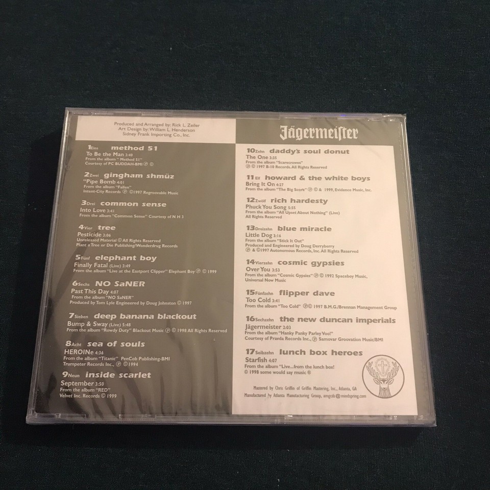 Let It Pour Jager 56 Jagermeister CD Various Artist BRAND NEW SEALED | eBay