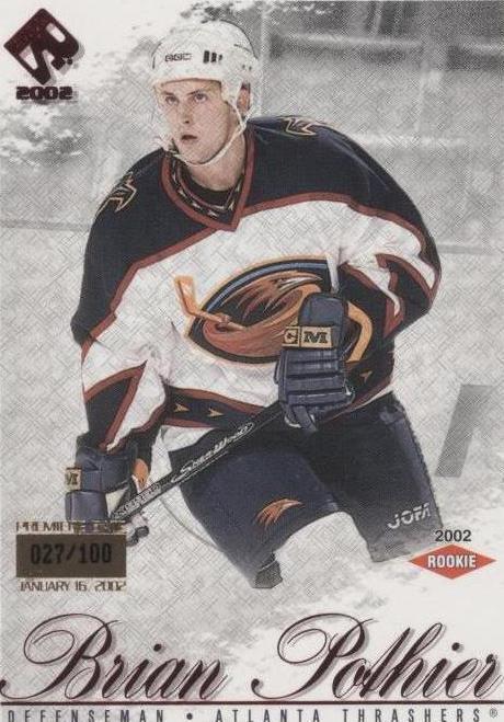 2001-02 Pacific Private Stock - Brian Pothier #115 Premiere Date /100 ...