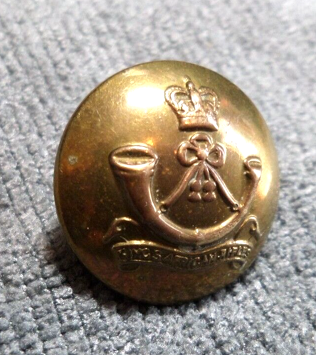 Vintage Antique Metal Crest Livery Button KING'S AFRICAN RIFLES FIRMIN ...