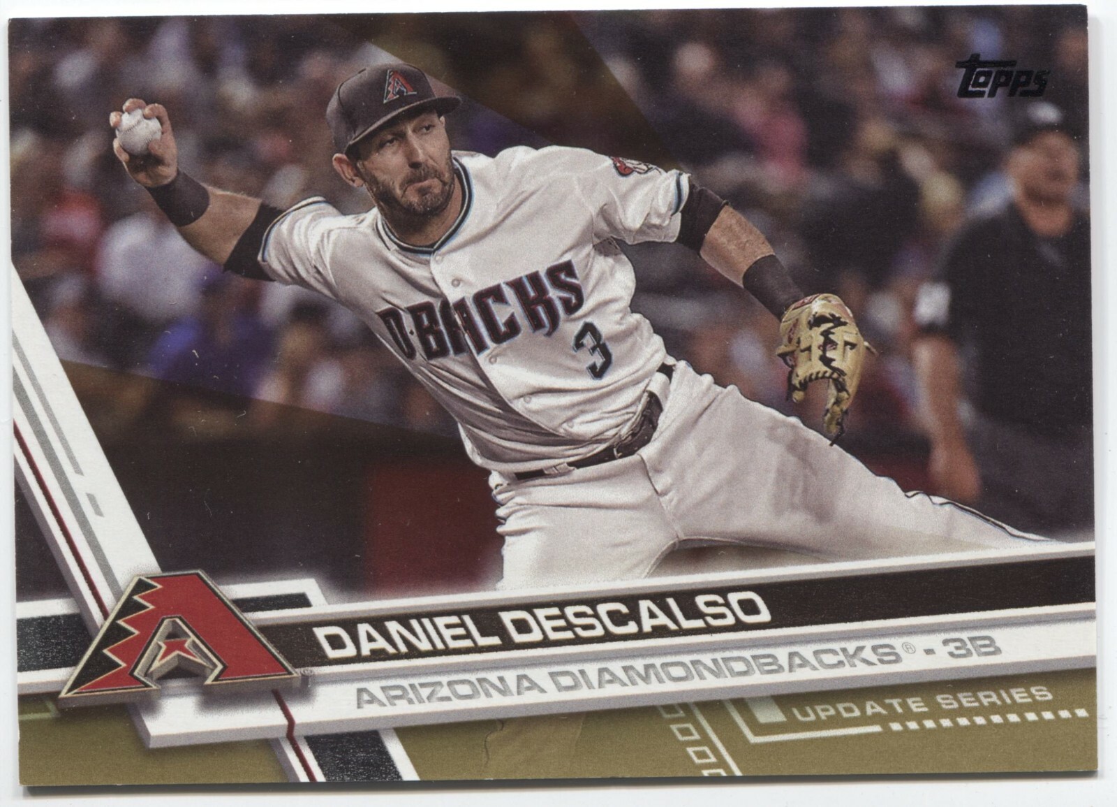 DANIEL DESCALSO 2017 Topps Update GOLD Parallel #/2017 - ARIZONA D'BACK ...