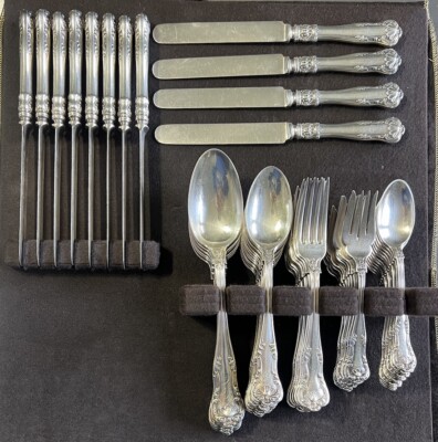 66 Pieces -Gorham Electroplate Silverplate Flatware Set Pat. 1902 ...