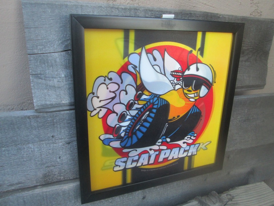 DODGE SCAT PACK SUPER BEE MOPAR Sign Charger RT Dodge Chrysler Ram HEMI ...