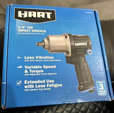 HART 3/8" Air Impact Wrench w/ Variable Speed & Torque #665064638 BRAND ...