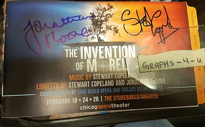 Stewart Copeland Signed The Police Autograph Jonathan Moore COA Proof ...