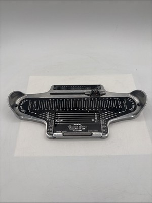 Vtg Brannock Device NY Shoe Sizer Junior Model Width Arch Foot ...