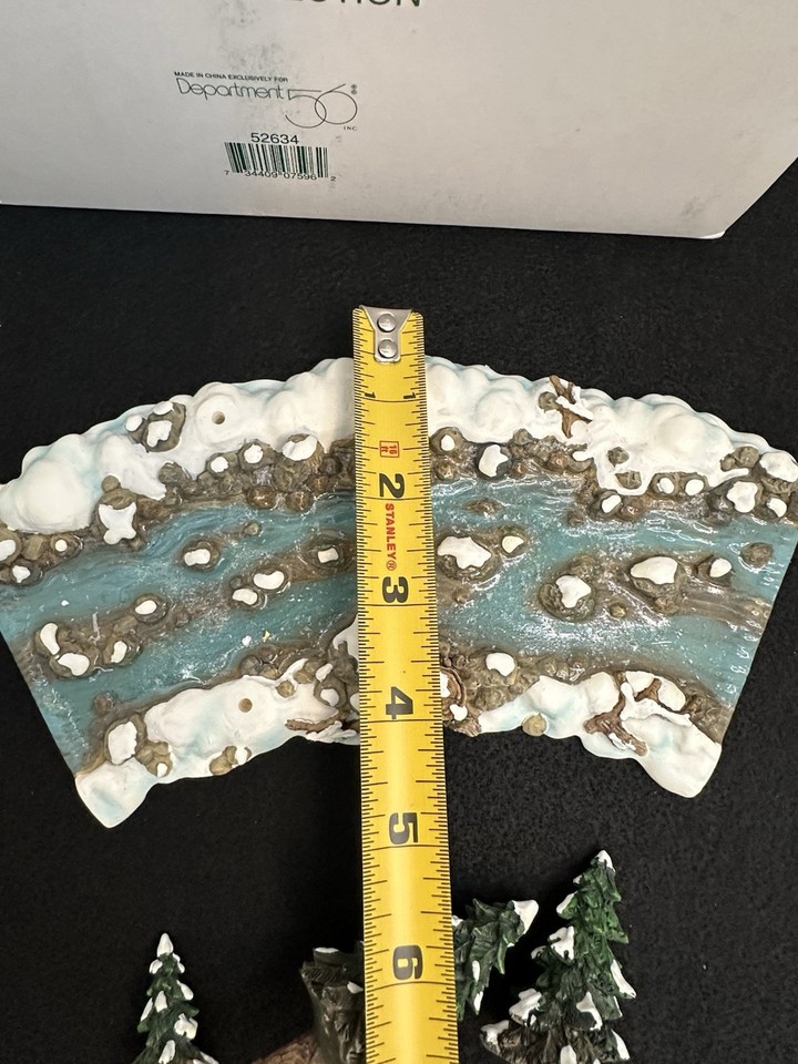Dept 56 Village Mill Creek Collection Curved Section 52634 Woods Forest ...
