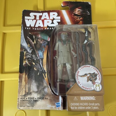 New 2015 Hasbro Star Wars The Force Awakens 3.75" Constable Zuvio ...