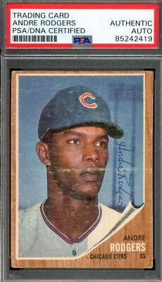 Andre Rodgers PSA DNA Signed 1962 Topps Autograph | eBay