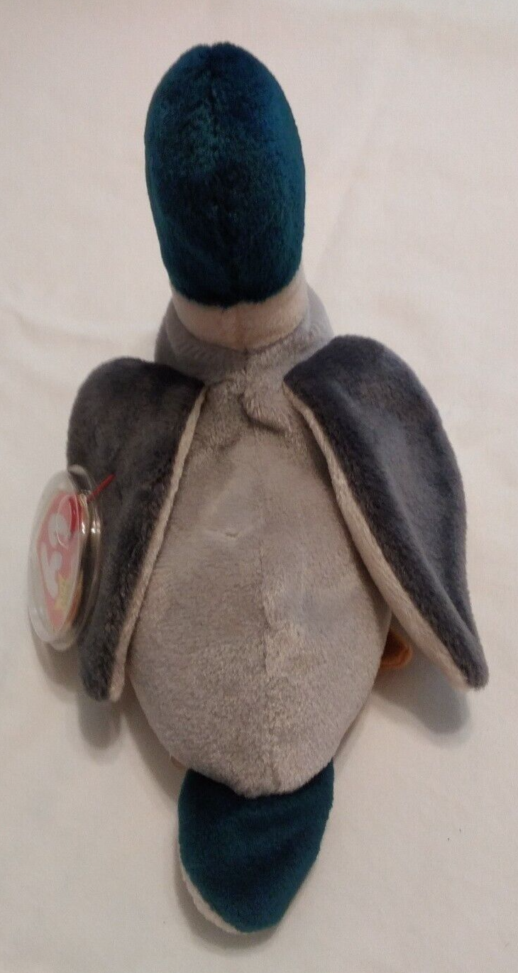 Ty Original Beanie Baby Jake the Mallard Duck Plush Toy 1998 | eBay
