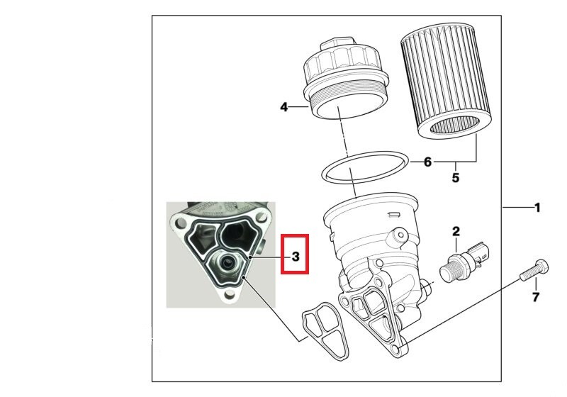 NEW GENUINE MINI PETROL ENGINE OIL FILTER HOUSING RUBBER GASKET ...