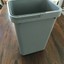 Gray Plastic Bin Tote Pail, Garbage / Recycle w/ Handle, Small | eBay
