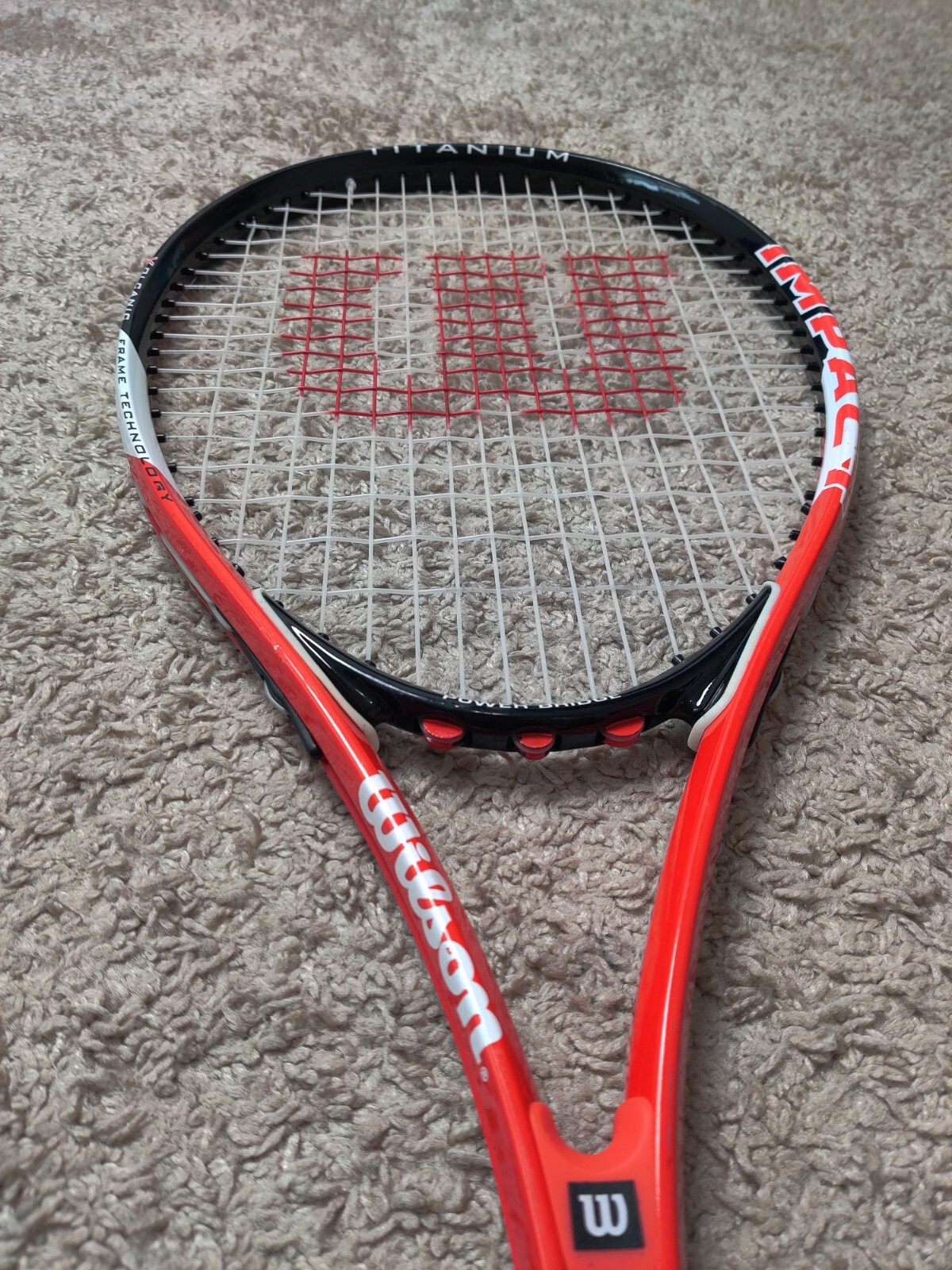 Wilson Titanium Volcanic Frame grip size L3 4 3/8 Tennis Racket racquet ...