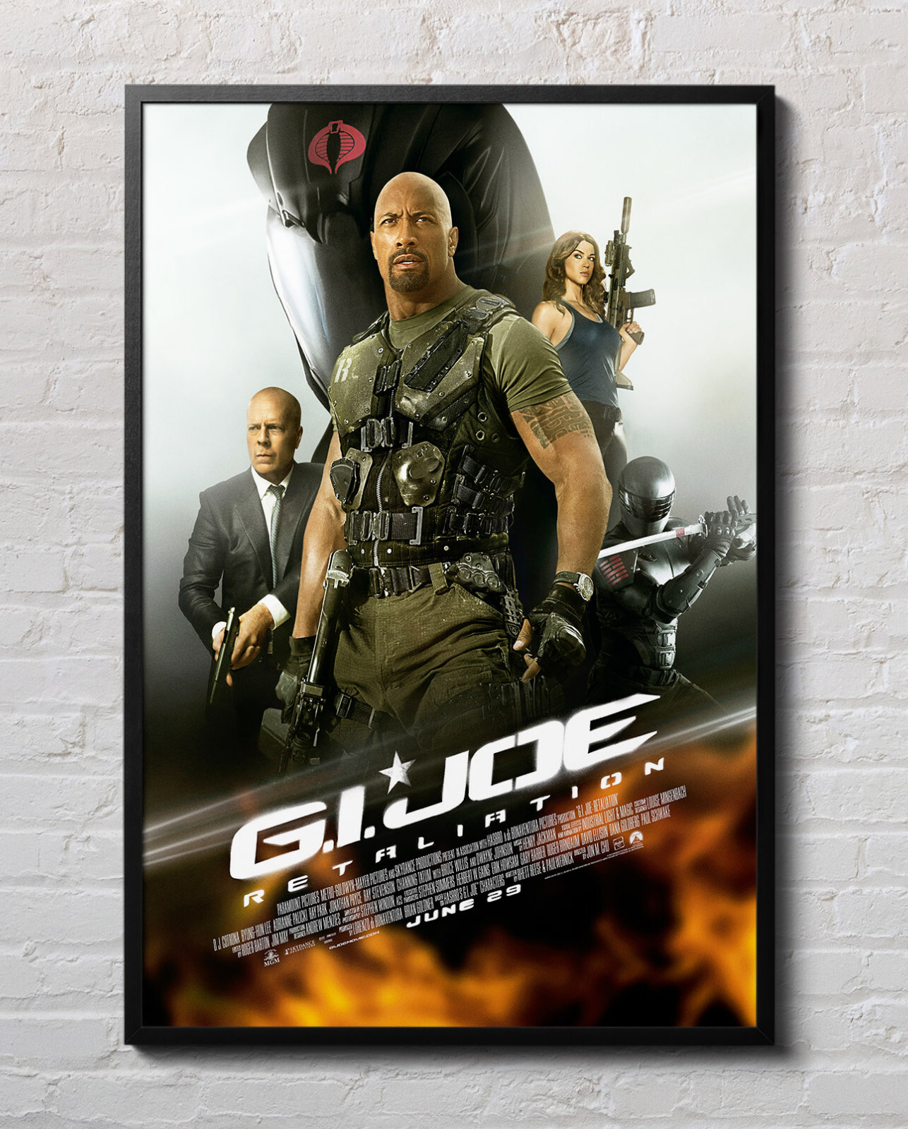 Gi Joe Retaliation 3d Poster