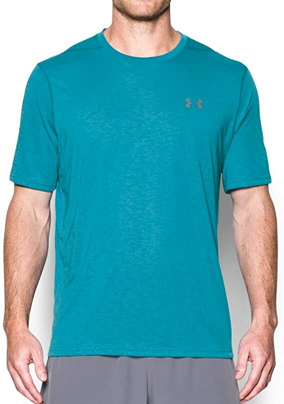 MENS LARGE BAYOU UA UNDER ARMOUR THREADBORNE SIRO EMBOSSED TEE T SHIRT ...