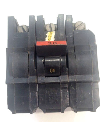 Federal Pacific FPE Stab-Lok 3 Pole 30 Amp Breaker 240 Volt. Type NA-NI ...