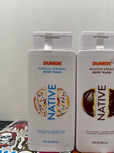 🍩 NEW! Native DUNKIN Variety pack Body Wash 18 fl oz LIMITED EDITION ...