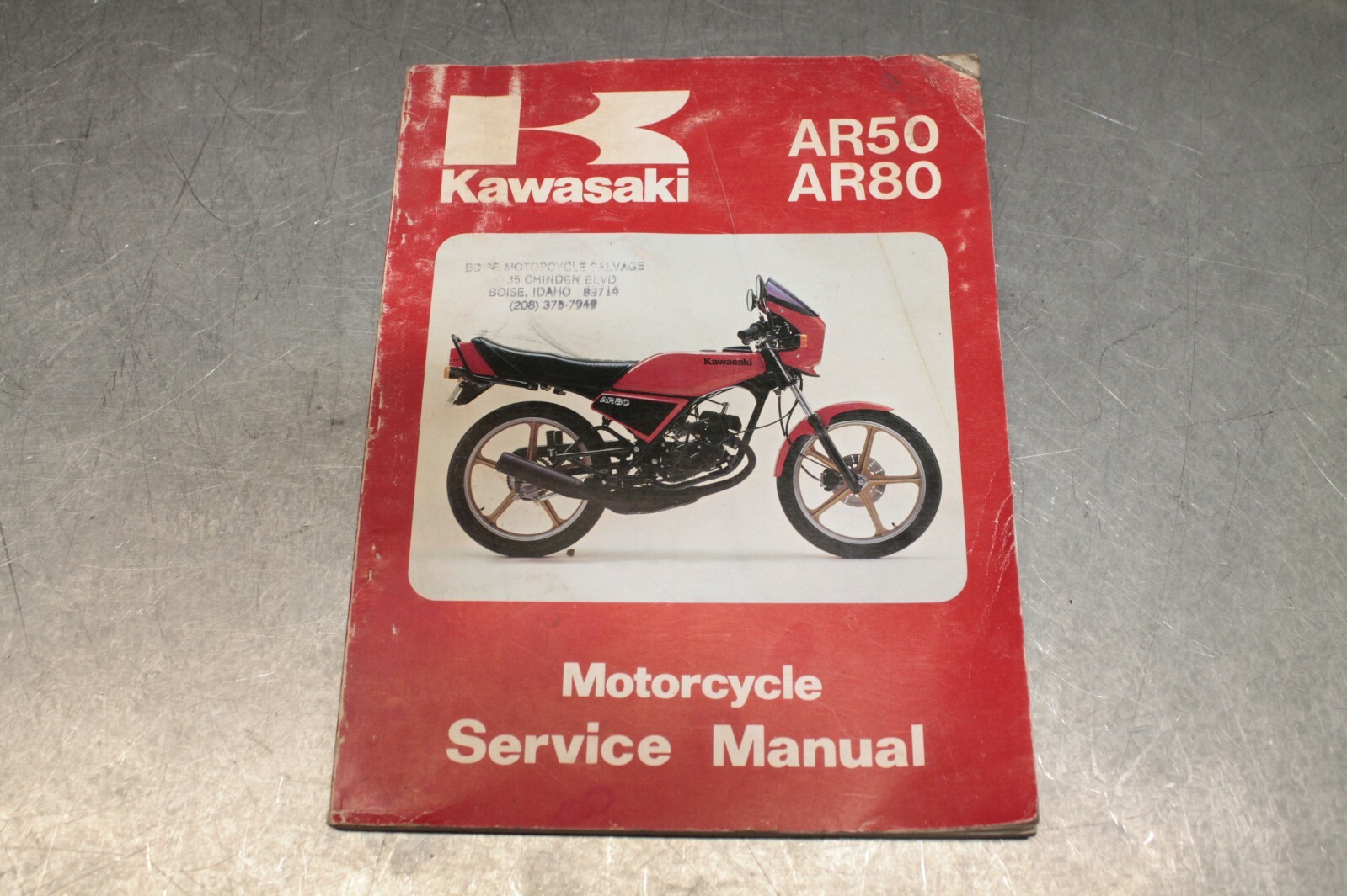 Nice 1981-1982 Kawasaki AR50 & AR80 Motorcycle Service Manual Used | eBay