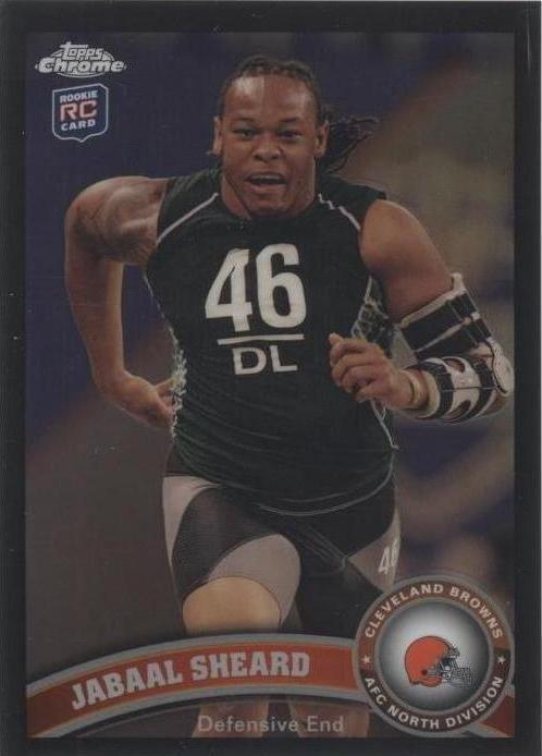 2011 Topps Chrome - Jabaal Sheard #125 Black Refractor /299 (RC) for ...