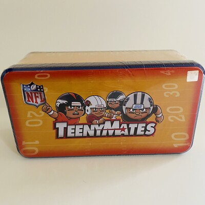 NFL TeenyMates Collector Tin . Collectible NFL Figures. Factory Sealed ...