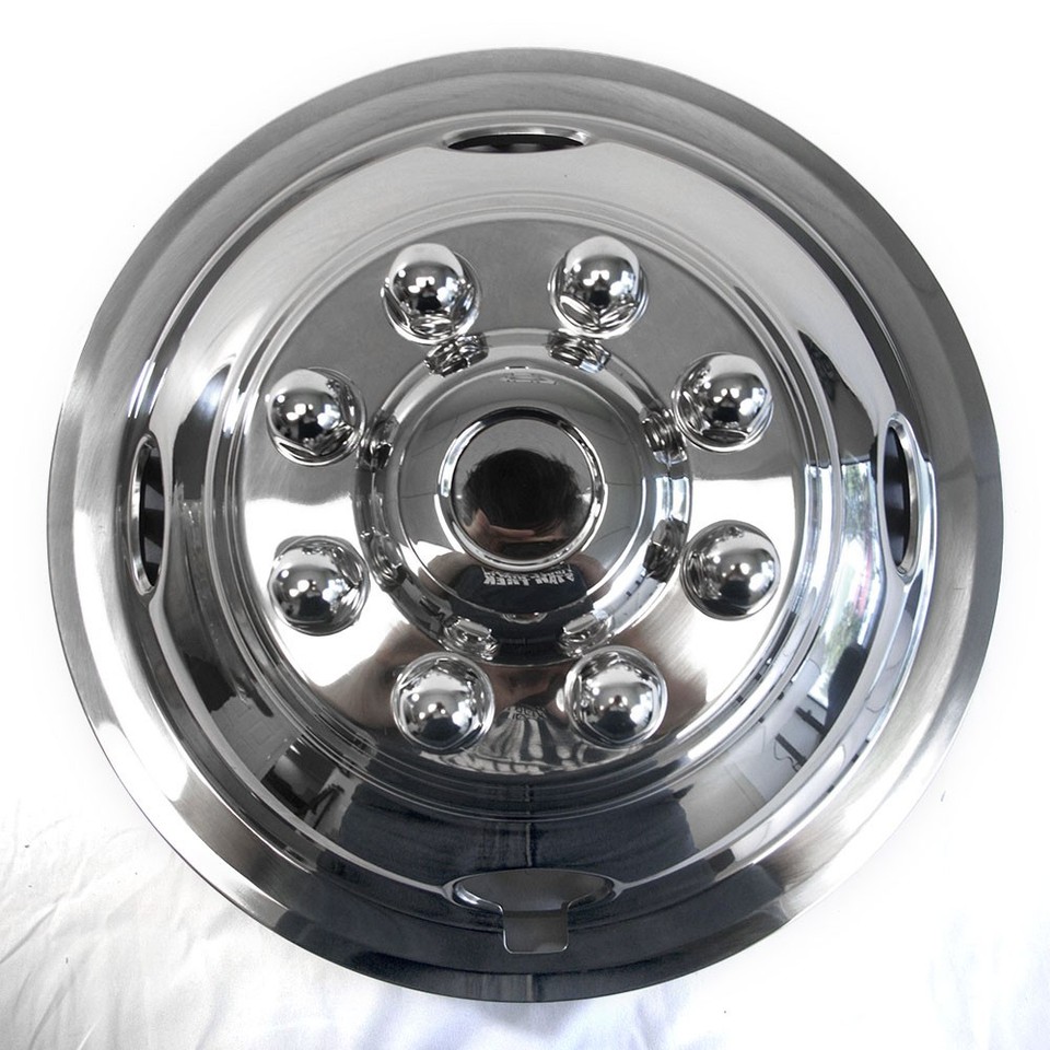 16" Dual Steel Wheel Simulators Dually Rim Liners Covers for Chevy ...