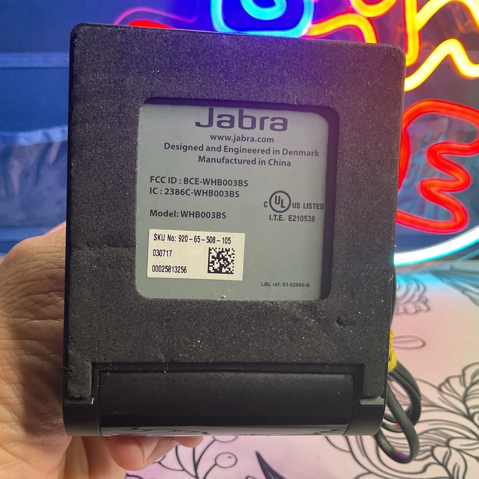 Jabra WHB003BS Pro 920 Wireless Headset Base only As Pictured | eBay