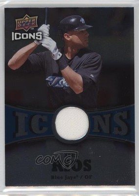 2009 Upper Deck Icons Icons Blue Jerseys Alex Rios #IC-AR r9d | eBay